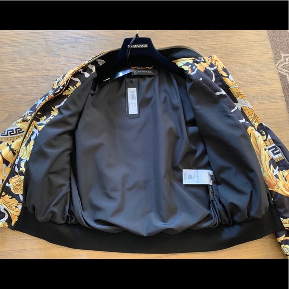 Versace | Jackets & Coats | Versace Pre Fall 29 Bomber Jacket Verified ...